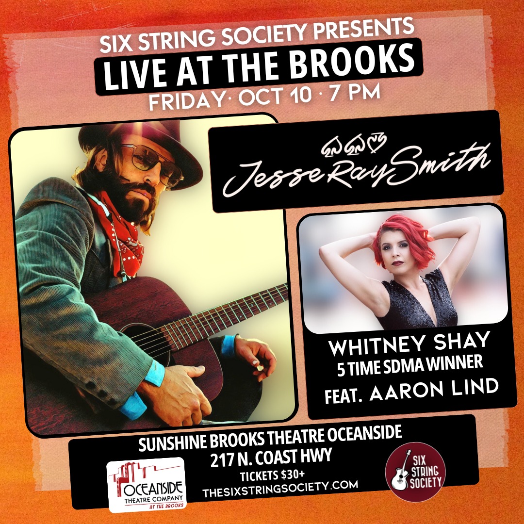 Six String Society Presents Jesse Ray Smith - Oceanside Theatre Company